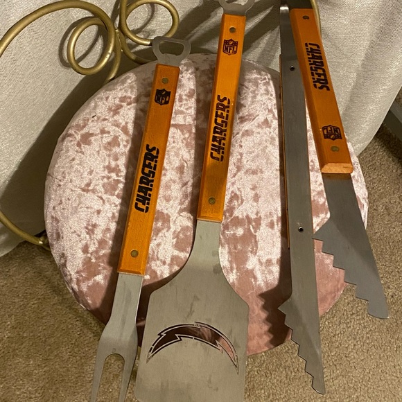 NFL | Kitchen | Chargers Nfl Heavy Duty Stainless Steel Grill Set ...